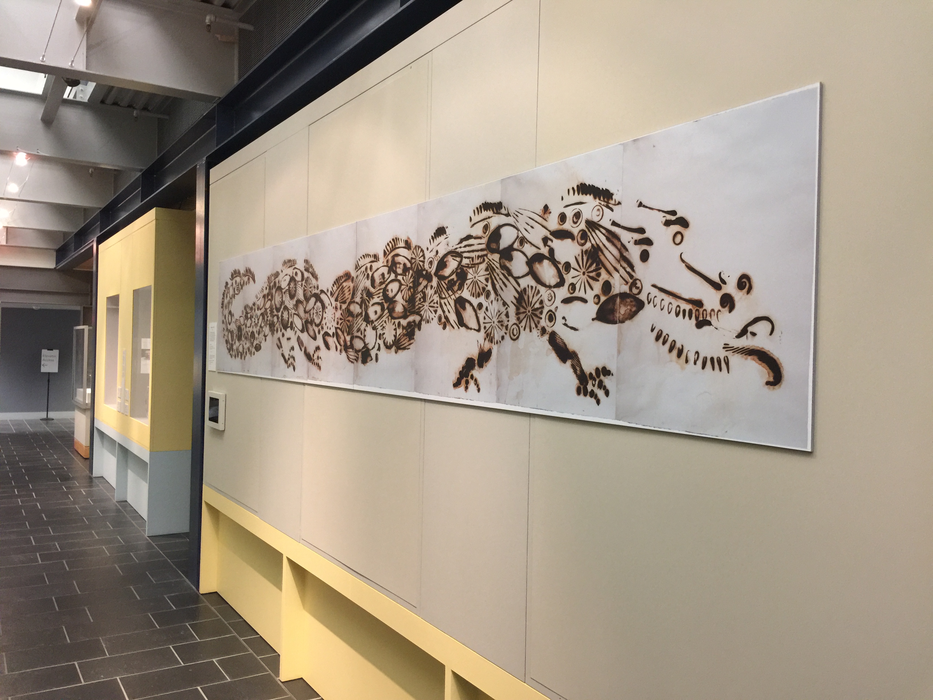 Water Dragon installation at Rakow Library, Corning, NY – ANNE GANT GLASS